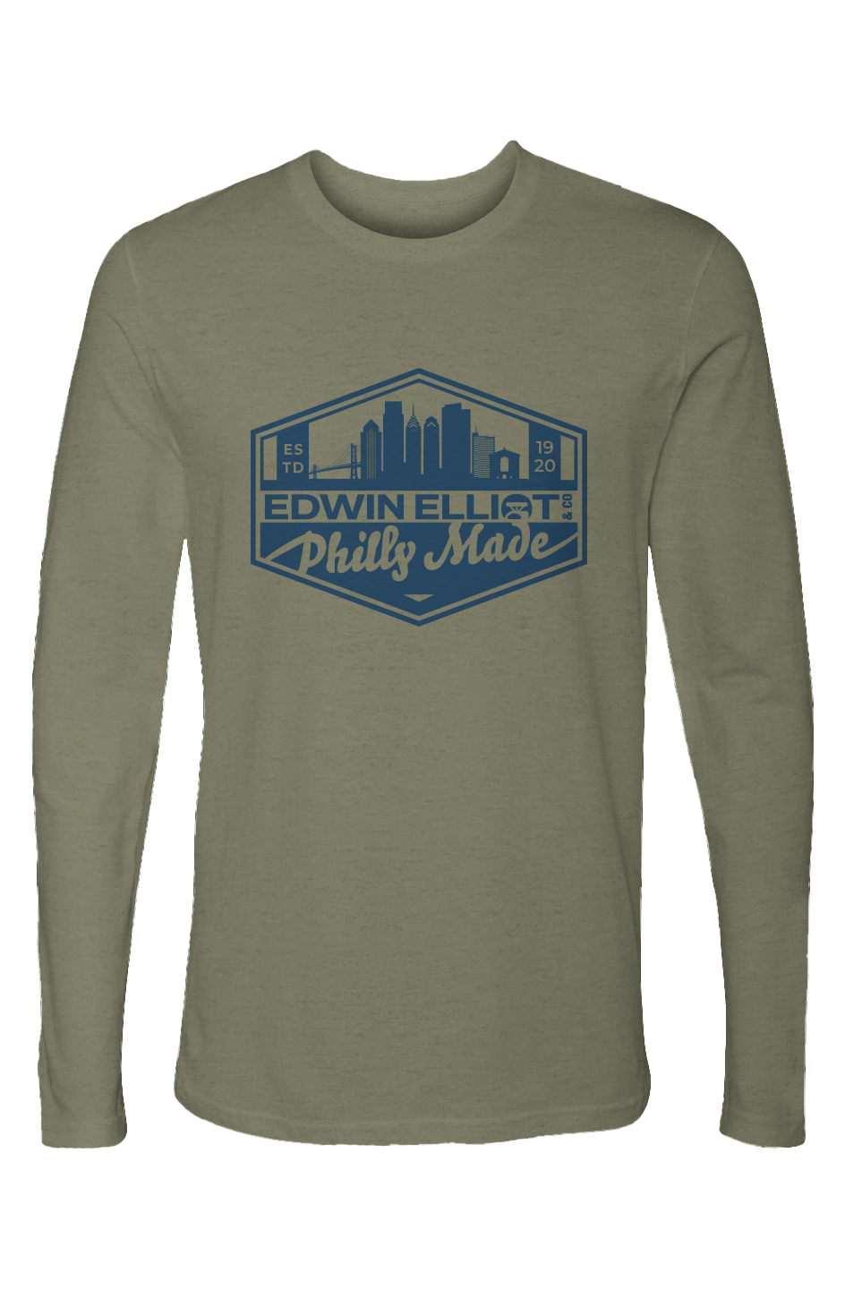 Edwin Elliott Cotton Long Sleeve Crew – American Machine Merch